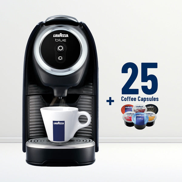 Lavazza Classy Mini Espresso Machine Bundle with 25 Free Capsules ...
