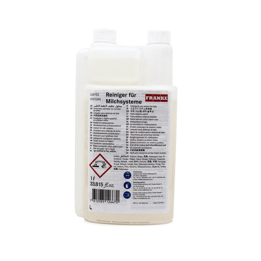 FRANKE Milk System Cleaning Agent (Bottle) ROW | EuroCoffee